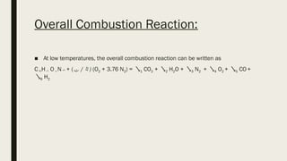 Combustion analysis basic concepts and strategy | PPTX