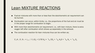 Combustion analysis basic concepts and strategy | PPTX