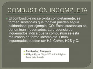 Combustion caldera | PPTX