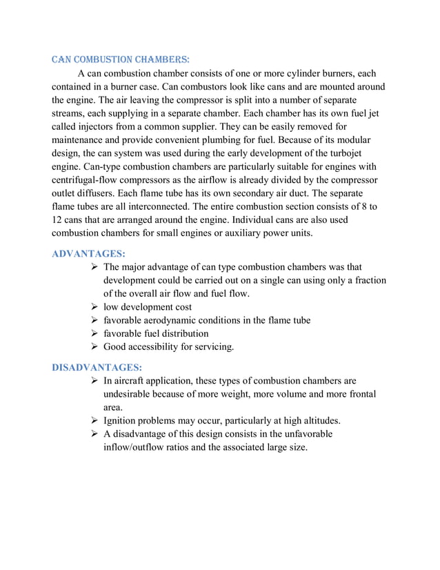 Combustion chambers-and-performance | PDF