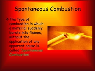 Combustion and flame | PPTX