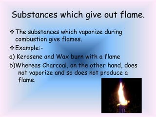 Combustion and flame | PPTX