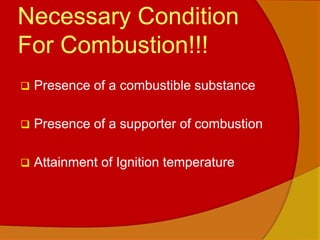 Combustion and flame | PPTX