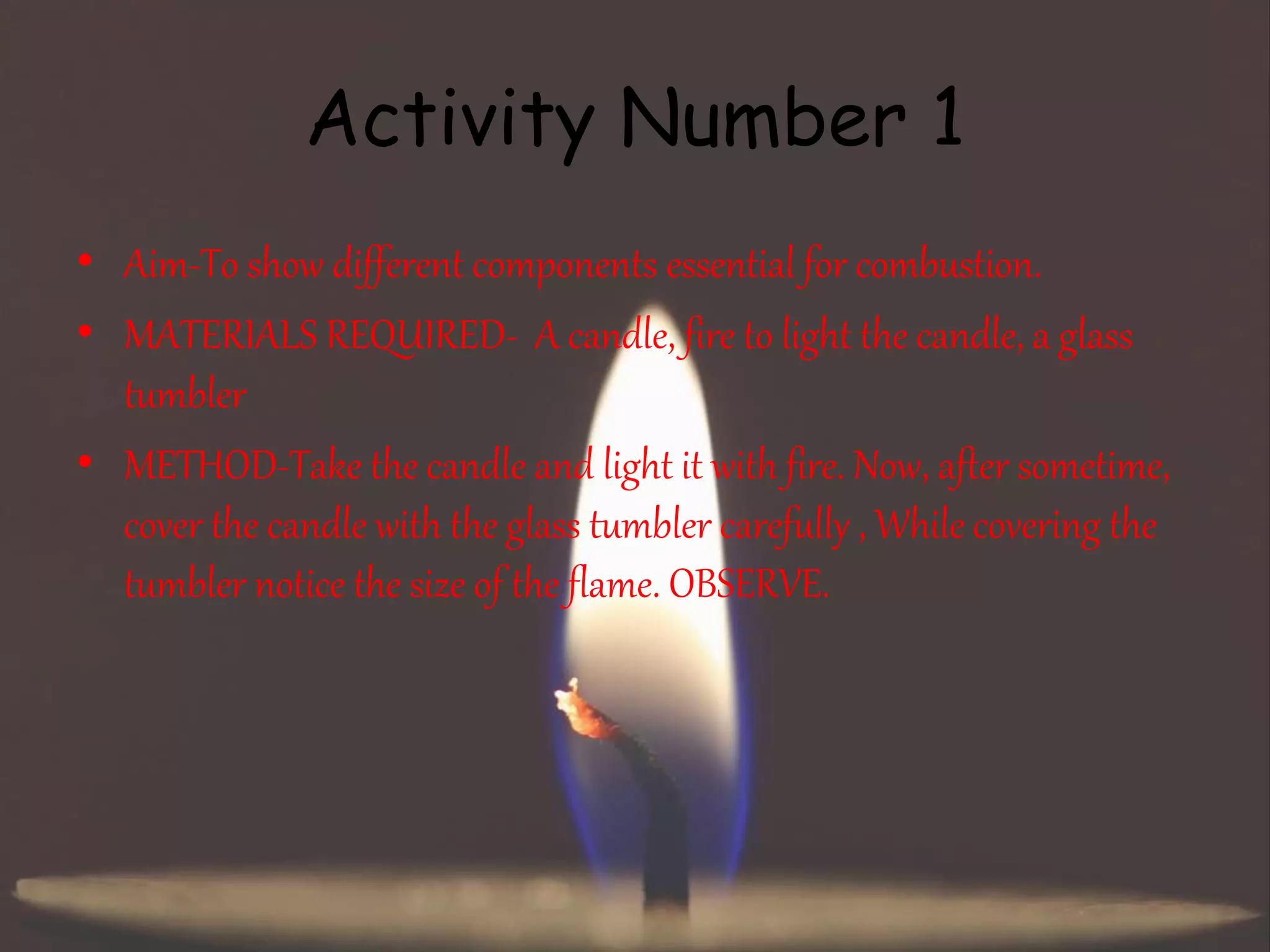 Combustion and flame | PPTX