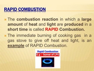 Combustion and flame | PPTX