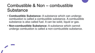 Combustion and flame | PPTX | Chemistry | Science