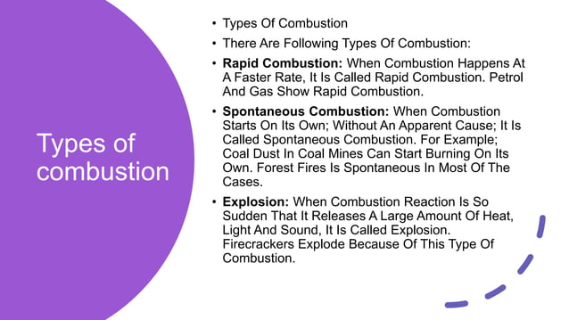 Combustion and flame | PPTX | Chemistry | Science