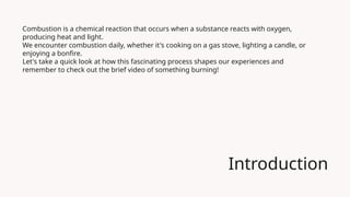 Combustion and Flame.pptx for tuughkgrskjg | PPTX