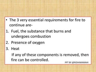 COMBUSTION AND FLAME PPT- SHORT NOTES/CLASS8/SCIENCE/CHEMISTRY | PDF
