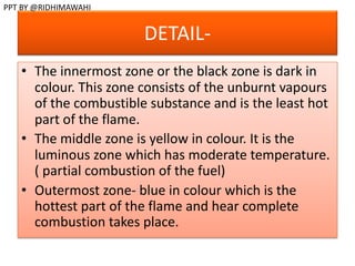 COMBUSTION AND FLAME PPT- SHORT NOTES/CLASS8/SCIENCE/CHEMISTRY | PDF