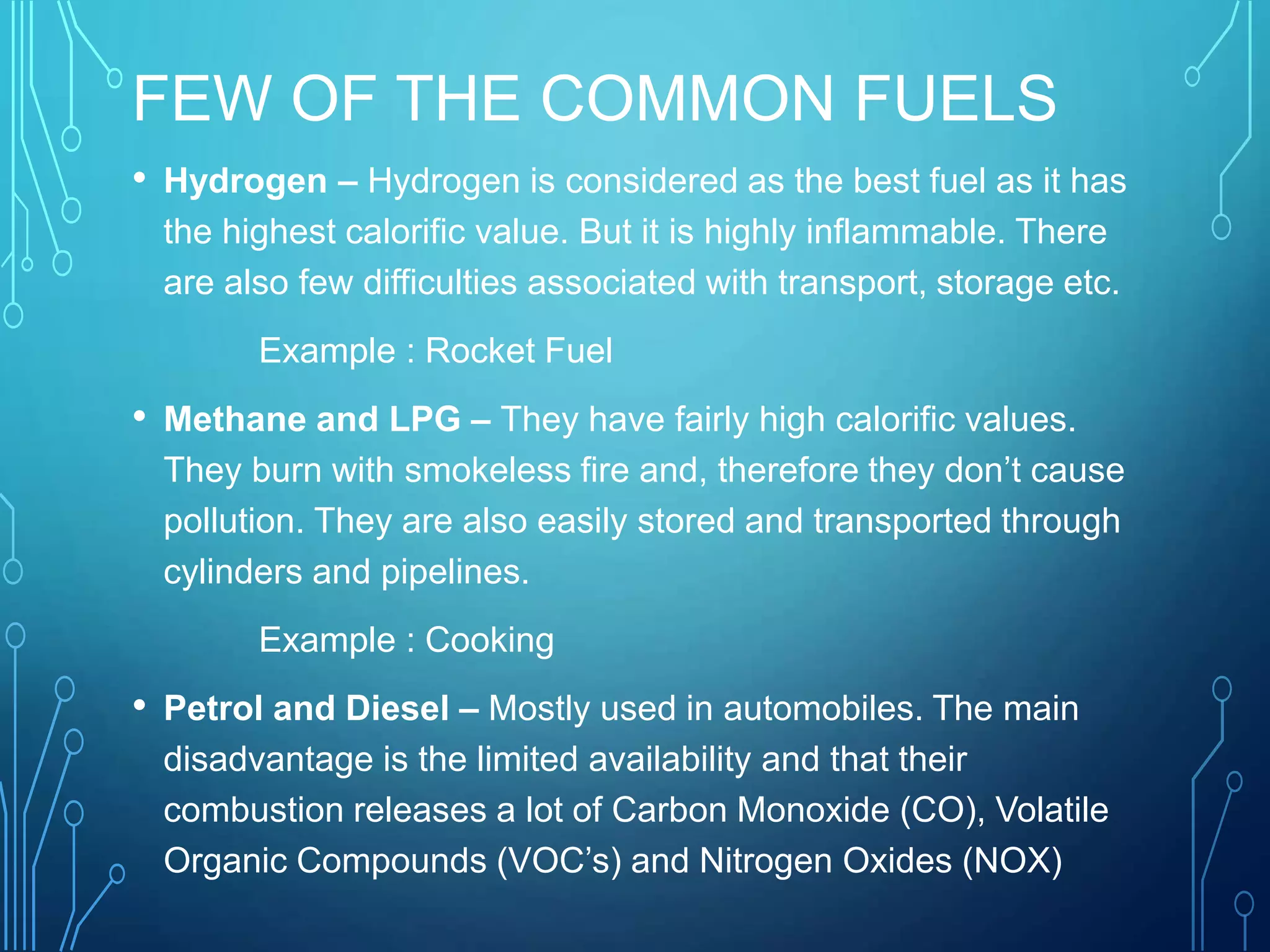 Combustion and fossil fuels | PPTX