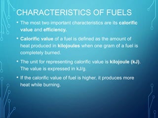 Combustion and fossil fuels | PPTX