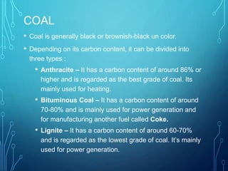 Combustion and fossil fuels | PPTX