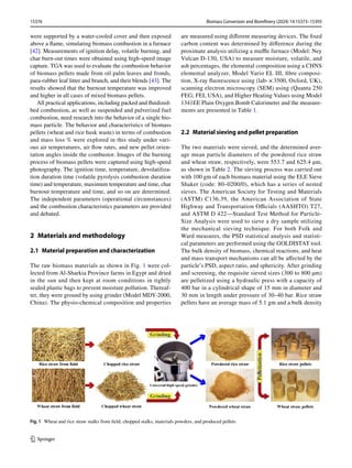 Combustion and mass loss behavior and characteristics of a single biomass pellet positioning at ...
