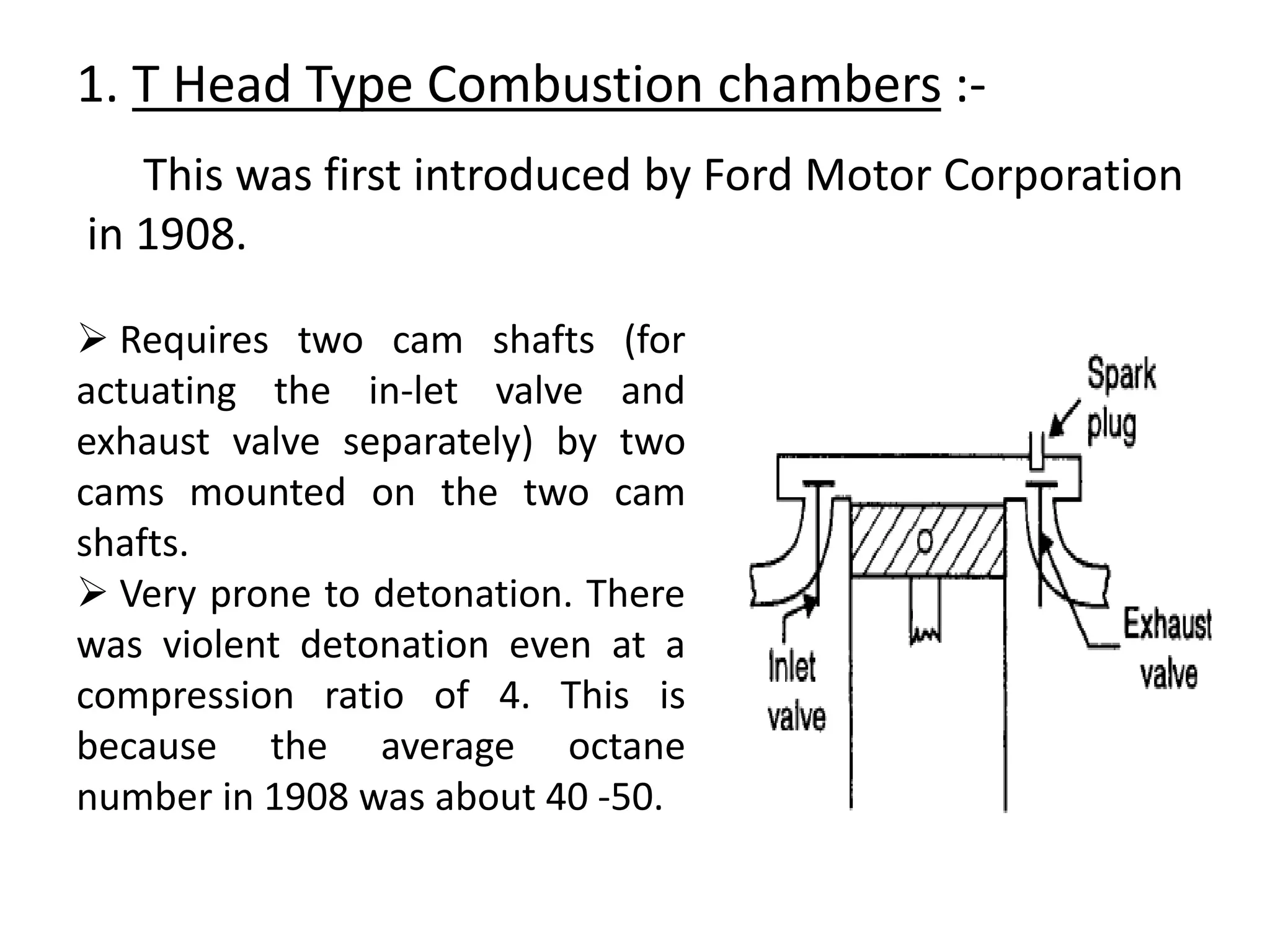 Combustion chambers in si engines | PPTX