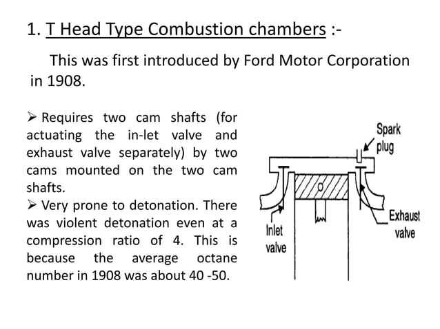 Combustion chambers in si engines | PPTX