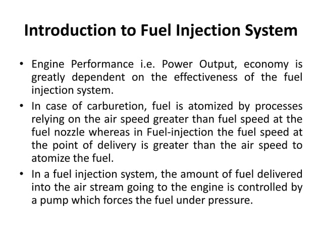 types of fuel injection system and nozzles | PDF