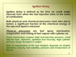 Combustion in CI engines | PDF