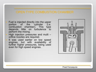 Combustion in diesel engine | PDF