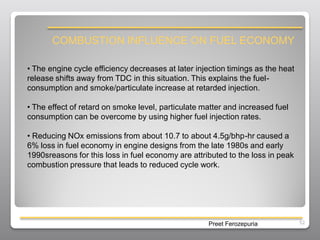 Combustion in diesel engine | PDF