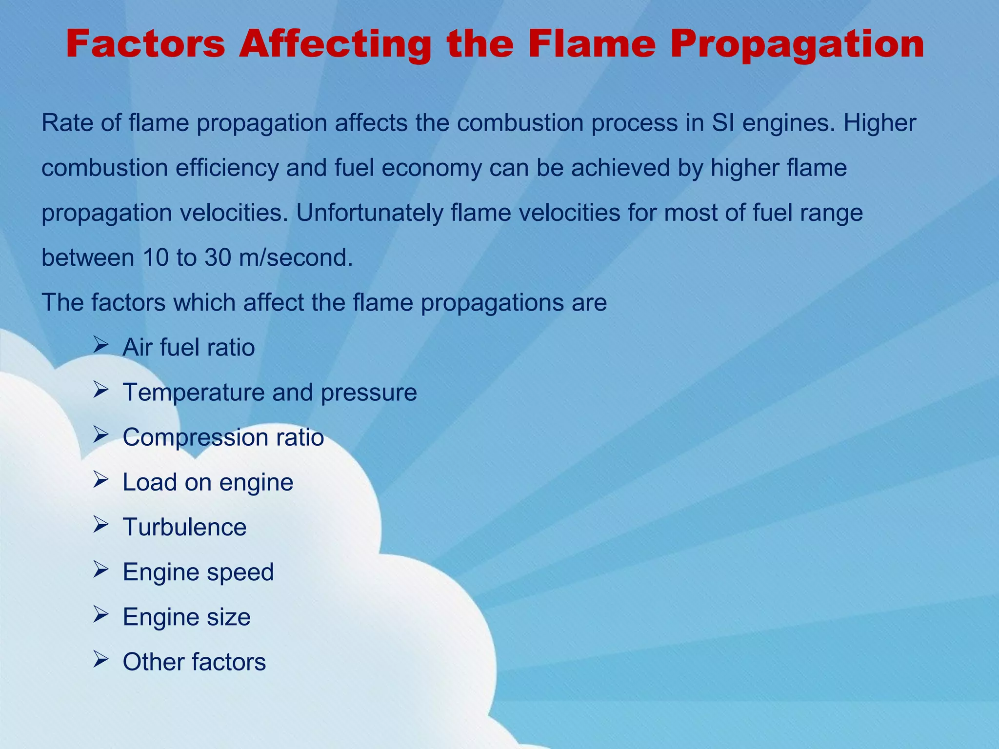 Combustion in si engine | PPT