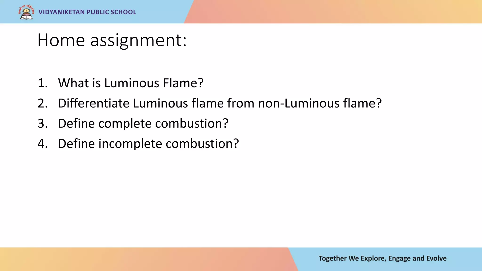 Combustion about different types of candle flames | PDF | Chemistry ...