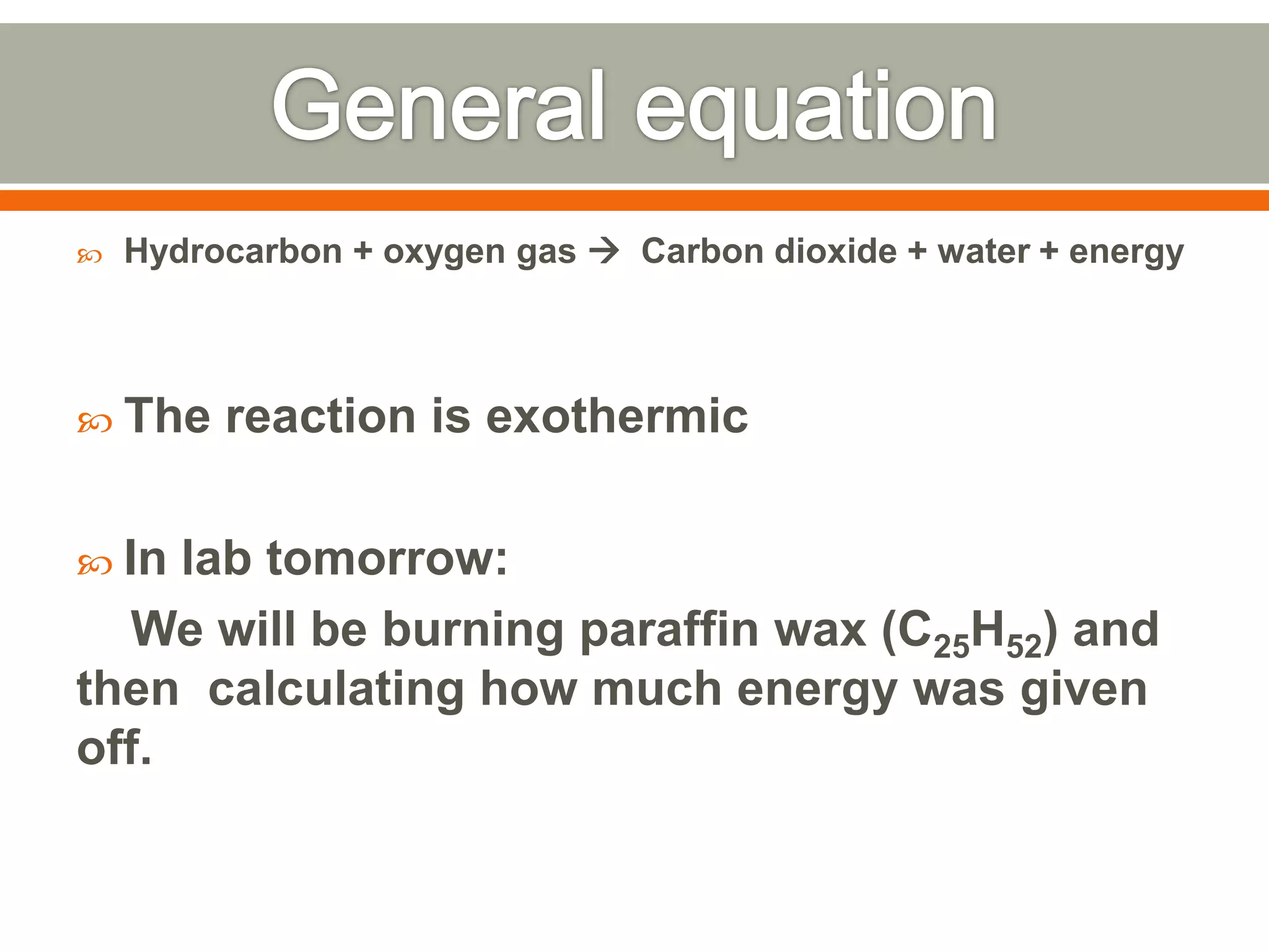 Combustion of alkanes | PPTX