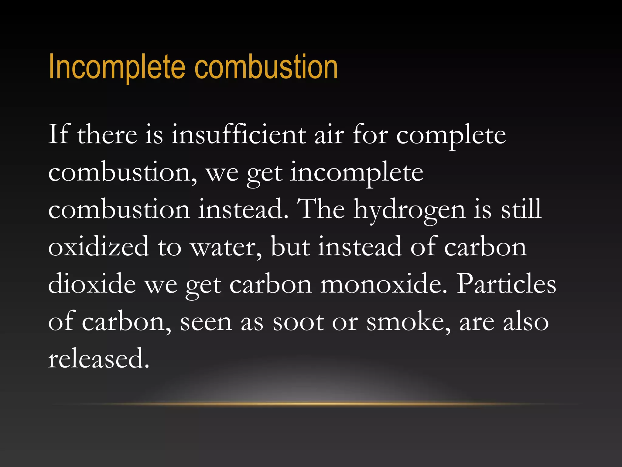 Combustion of fossil fuels | PPT