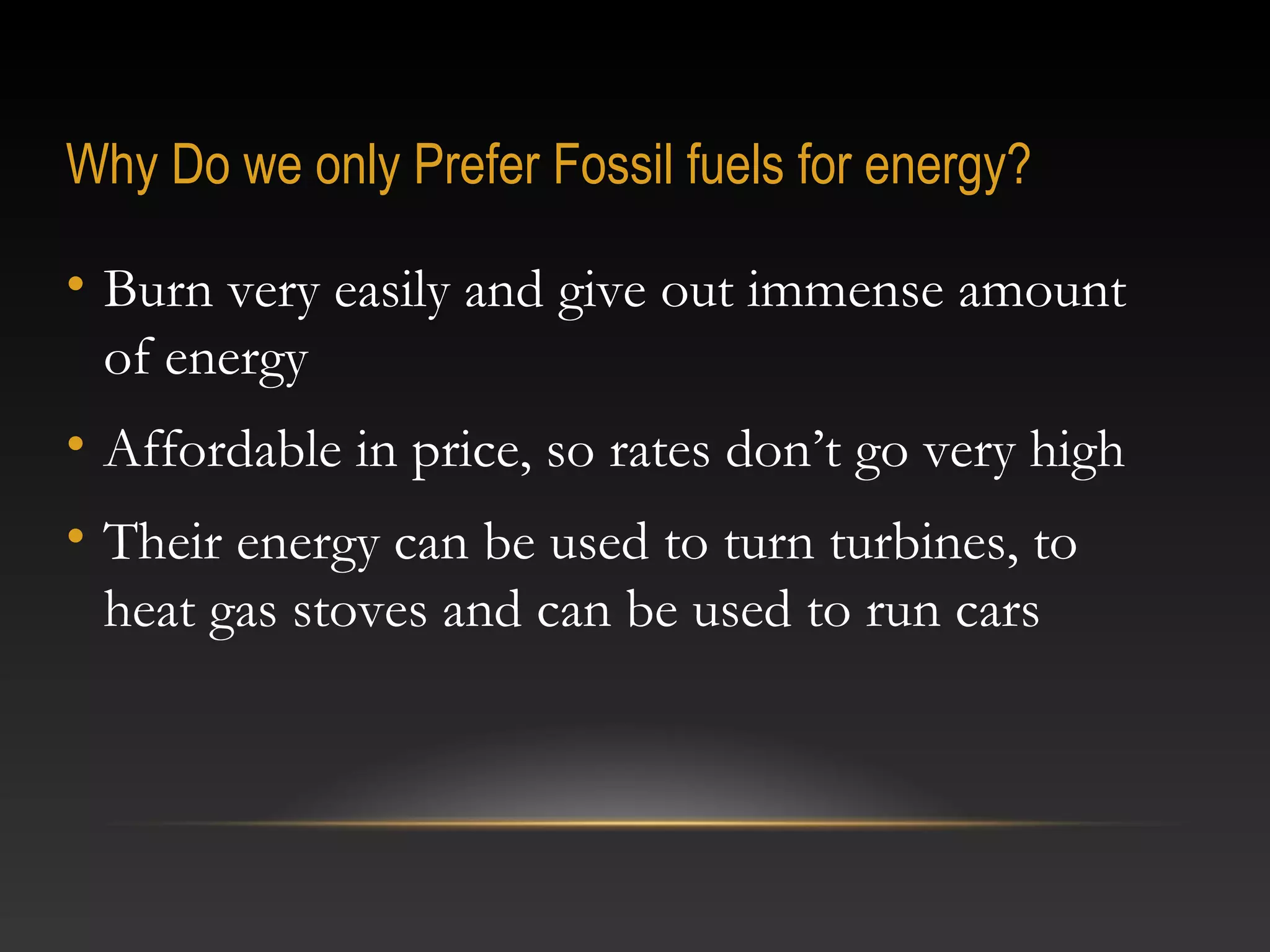 Combustion of fossil fuels | PPT