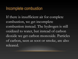 Combustion of fossil fuels | PPT