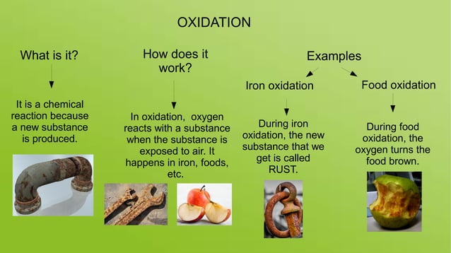 Combustion, oxidation and fermentation