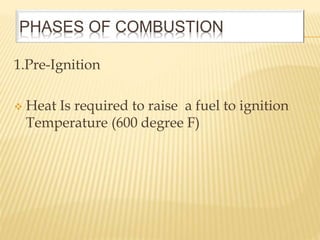 Combustion principle | PPTX
