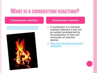 Combustion Reaction | PPTX