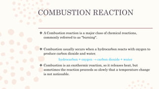 Combustion reactions of coal | PPT