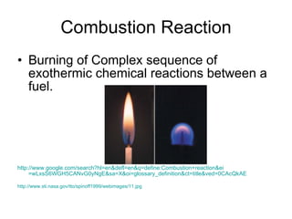 Combustion Reactions | PPT