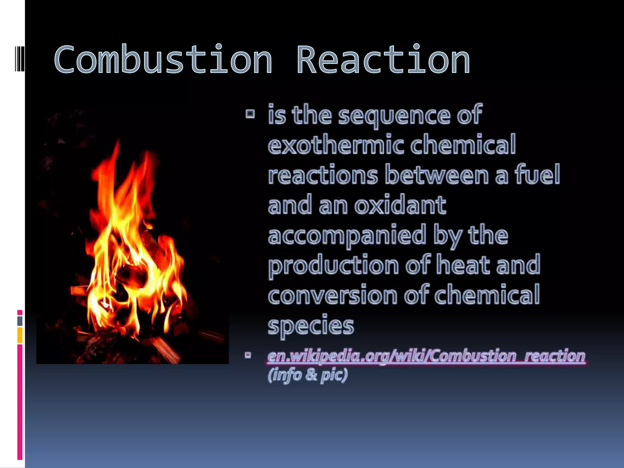 Combustion Reactions | PPTX
