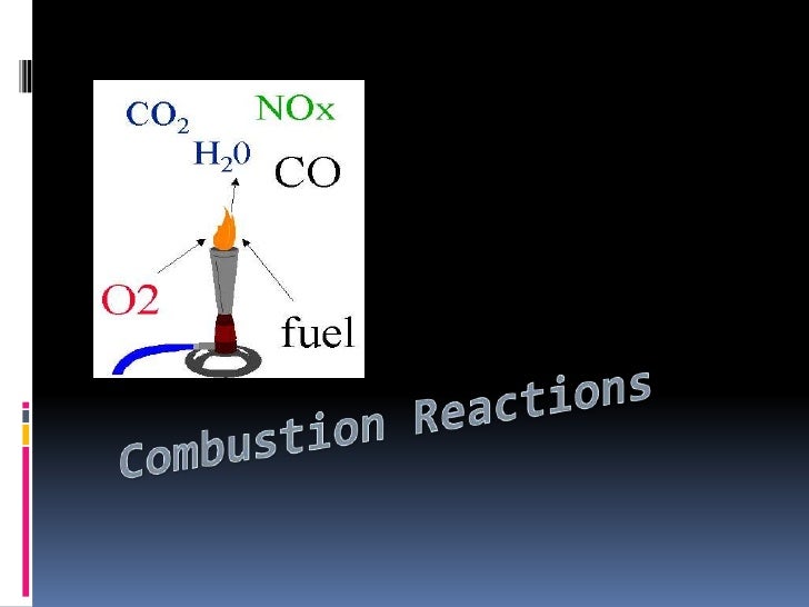 Combustion Reaction Examples Chemistry