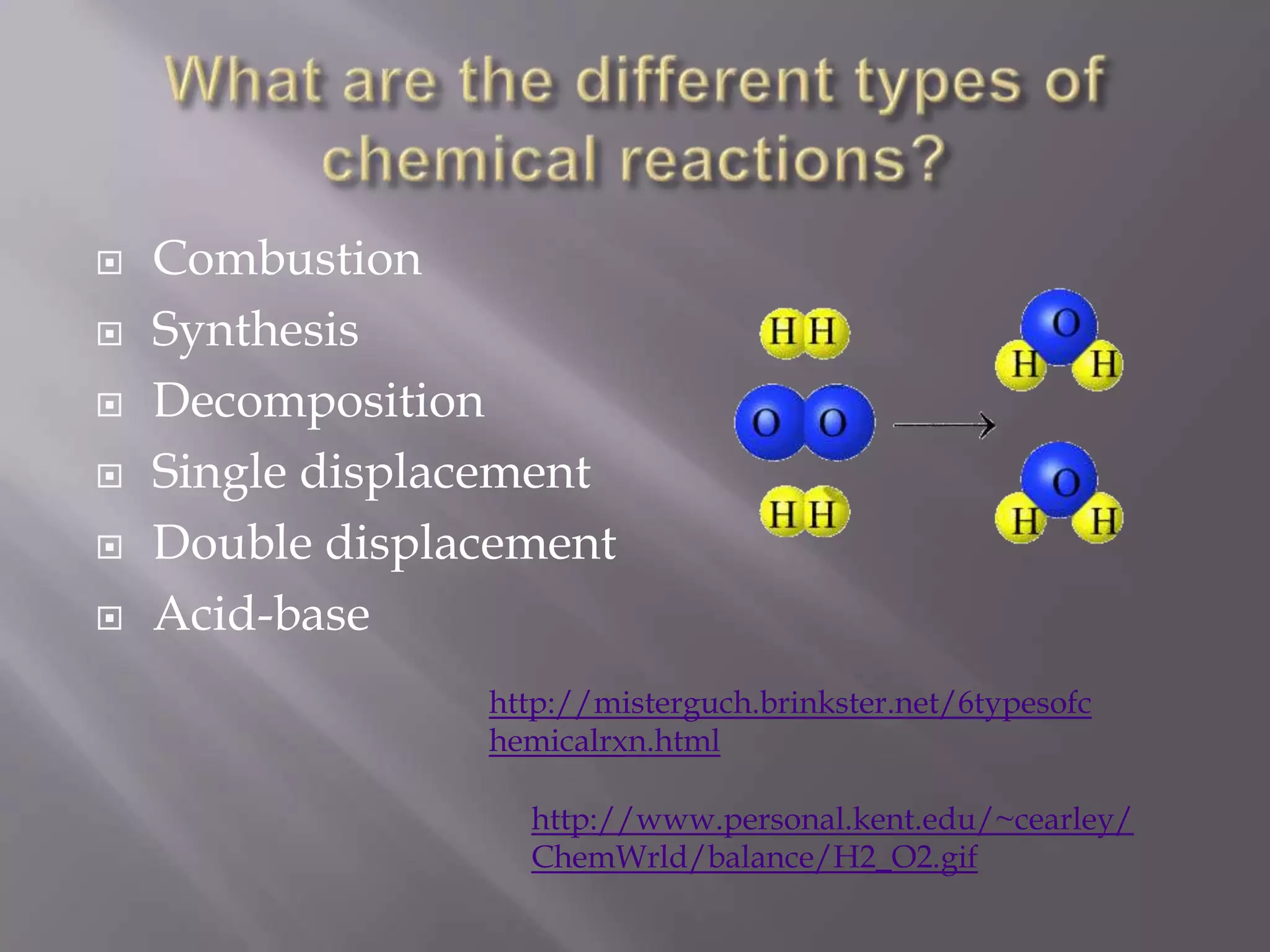 Combustion Reactions | PPTX