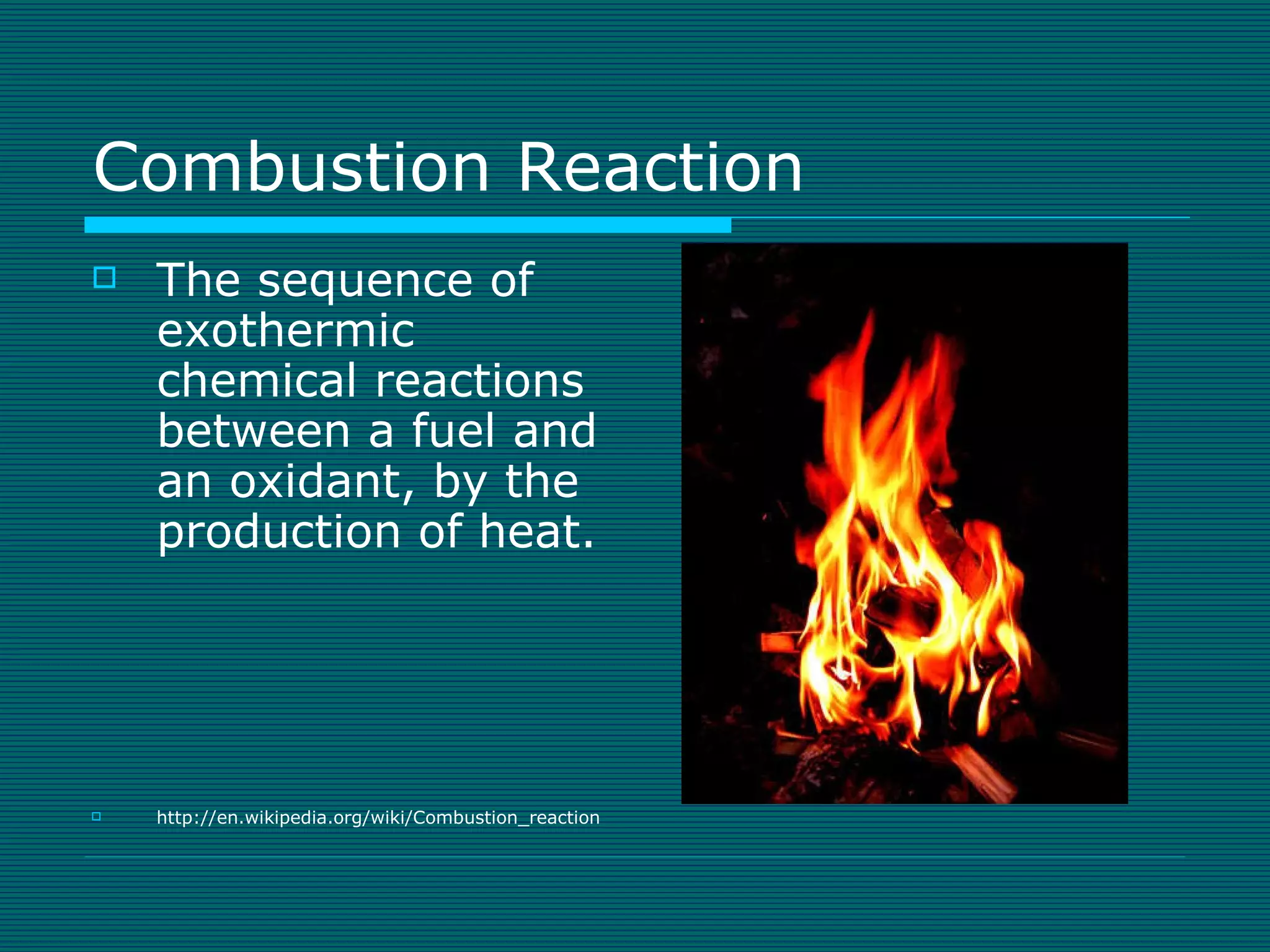 Combustion Reactions | PPT