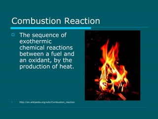 Combustion Reactions | PPT