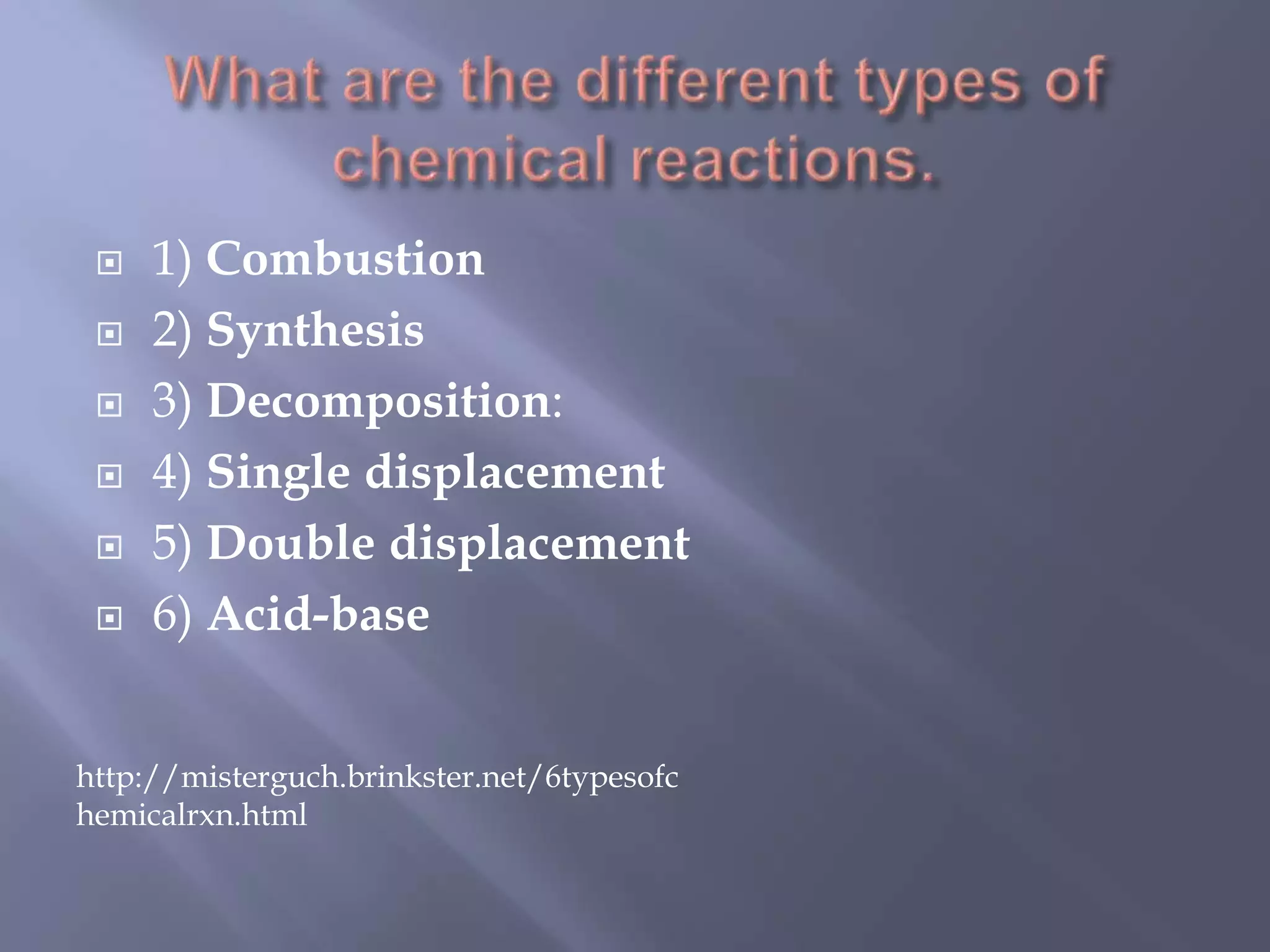 Combustion Reactions Power Point | PPT