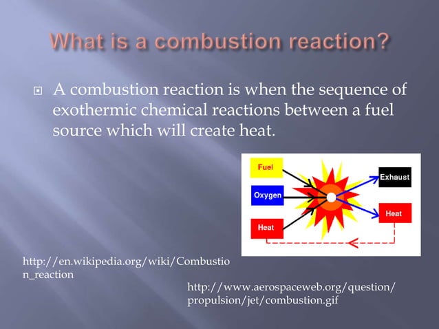 Combustion Reactions Power Point | PPT