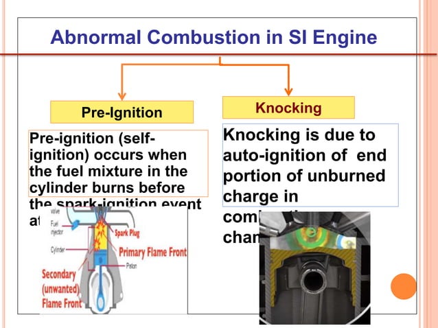 Combustion SI Engines - Unit-III | PPTX | Chemistry | Science