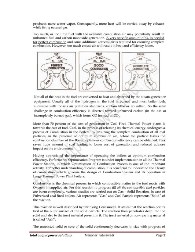 Pulverised Coal Combustion theory | PDF