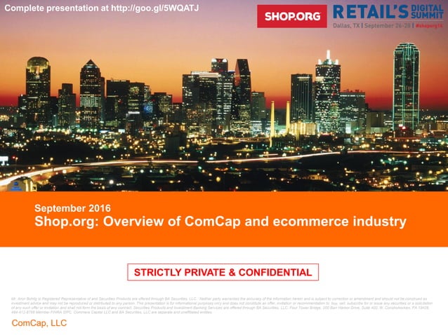 ComCap DNVB Overview Sept'16 | PDF