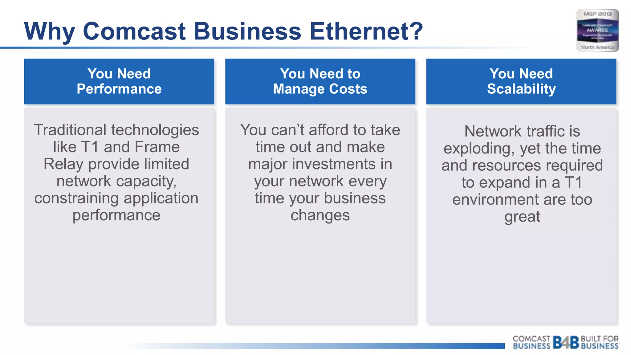 Comcast Enterprise | Ethernet Overview | PPTX