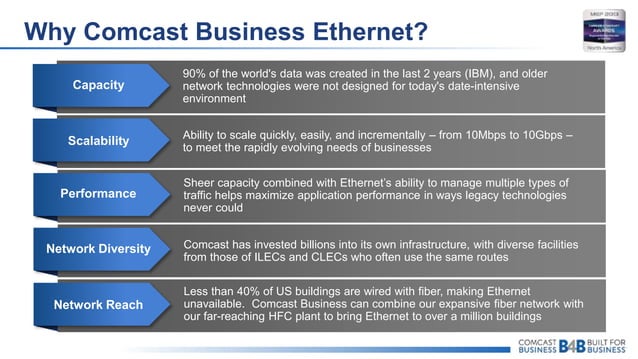Comcast Enterprise | Ethernet Overview | PPTX