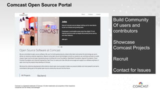 Comcast: Comcast's Journey & Transformation to Open Source | PPT
