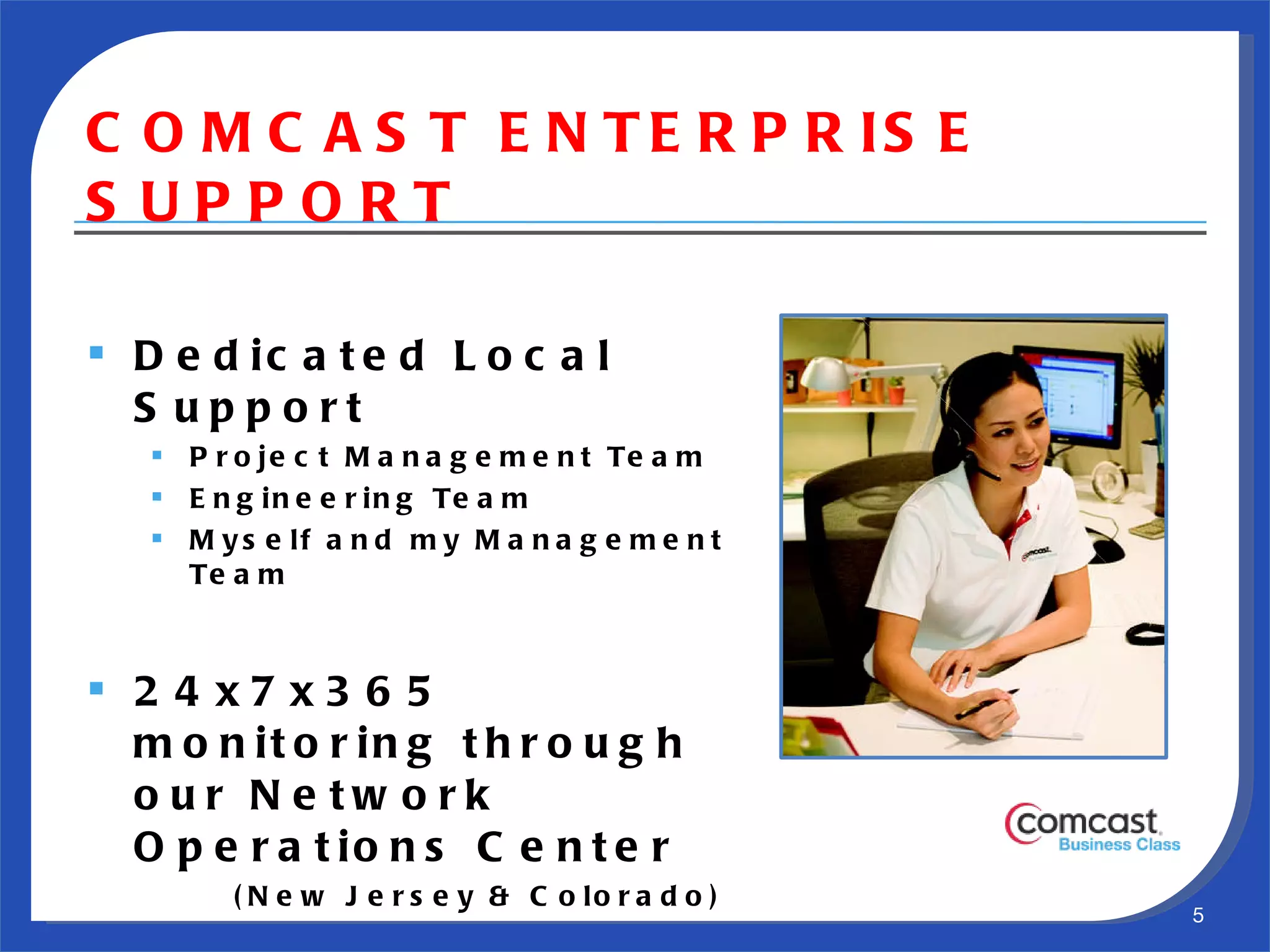 Comcast Business Class Ethernet | PPT