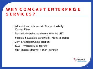 Comcast Business Class Ethernet | PPT